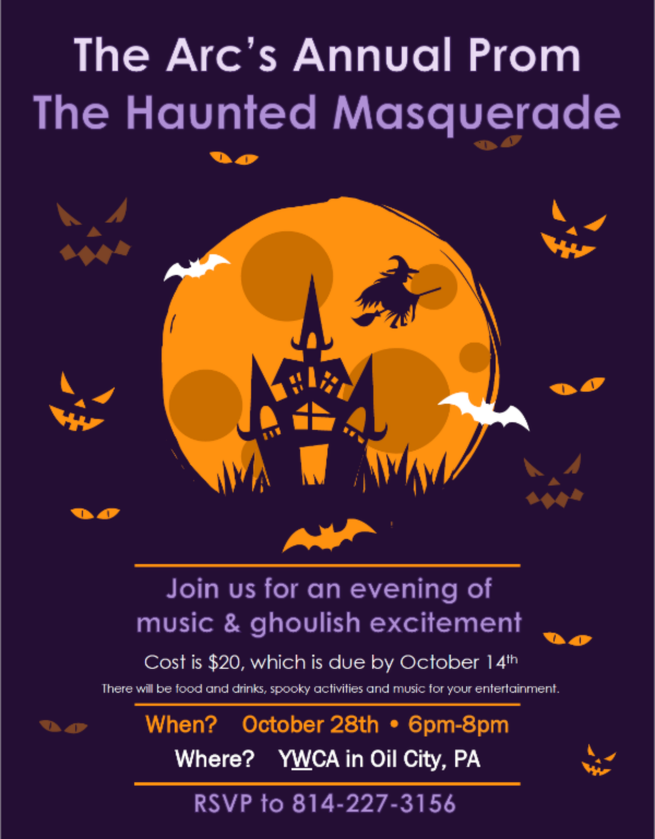 The Haunted Masquerade: The Arc’s Annual Prom - Milestone HCQU West Blog