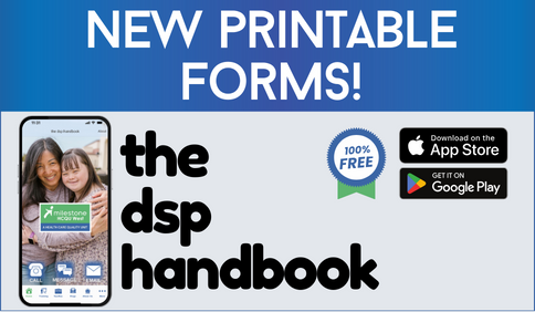 Three New Printable Forms on the DSP Handbook App! - Milestone HCQU ...